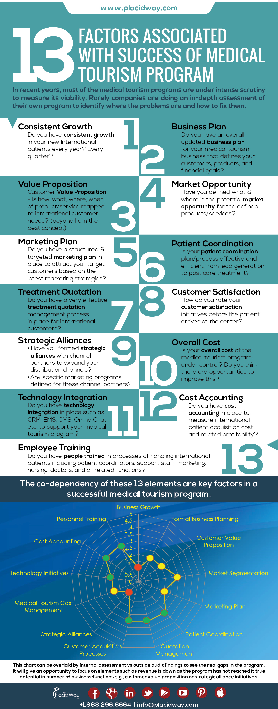 Infographics: 13 Factors Associated With Success of Medical Tourism Program